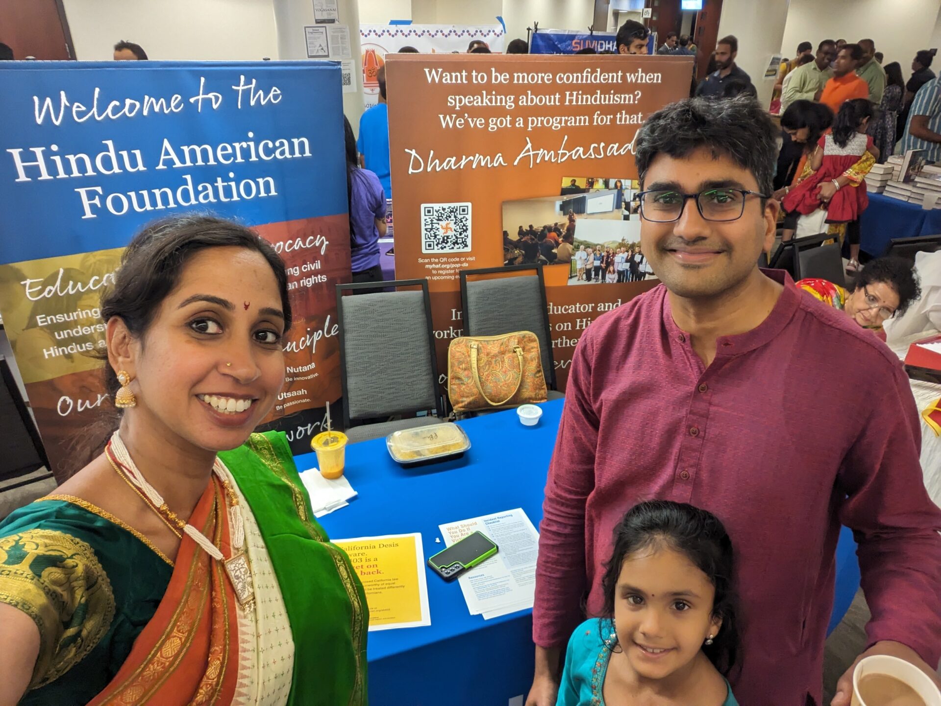 HAF on the ground in Sacramento for the Mega India Day Celebration & Fair
